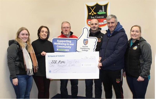 Whitegate GAA Supporting SCC Astro Development - Scariff Community College